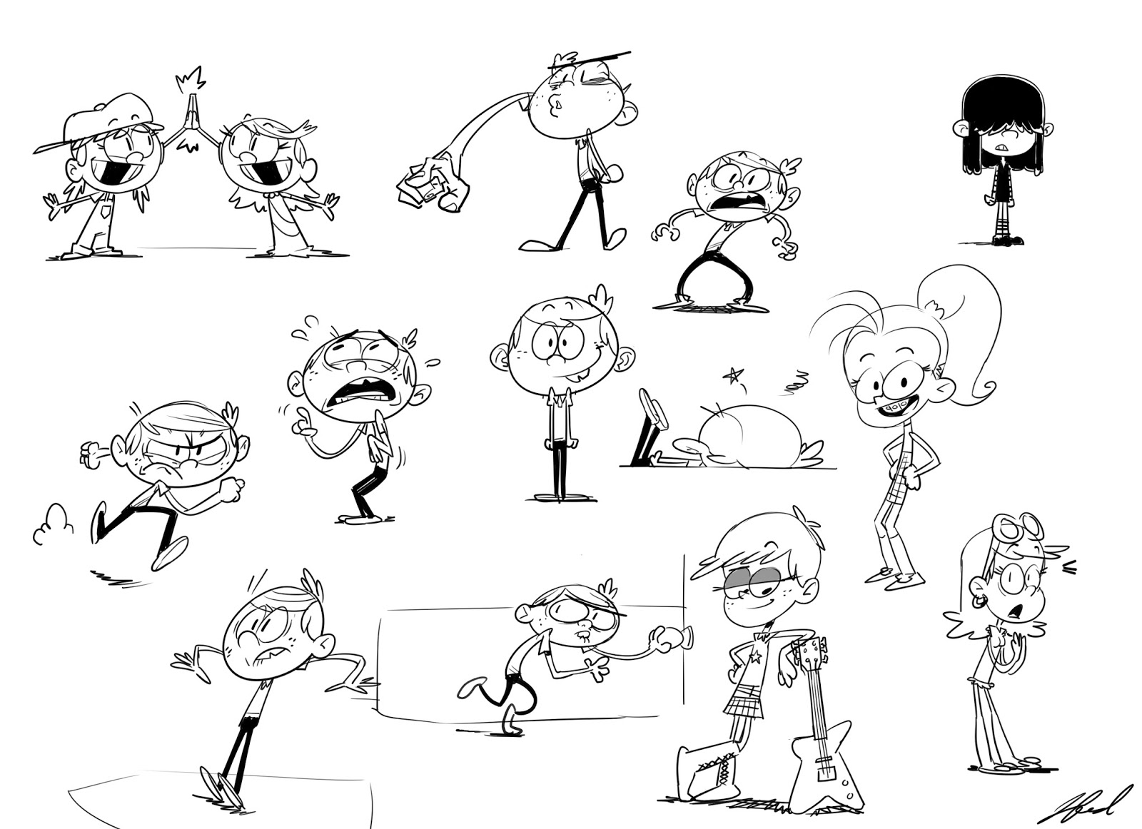Jpfederhenn storyboards: The Loud House Practice