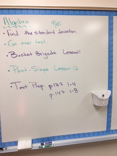 Miss Grandbois' Math Class