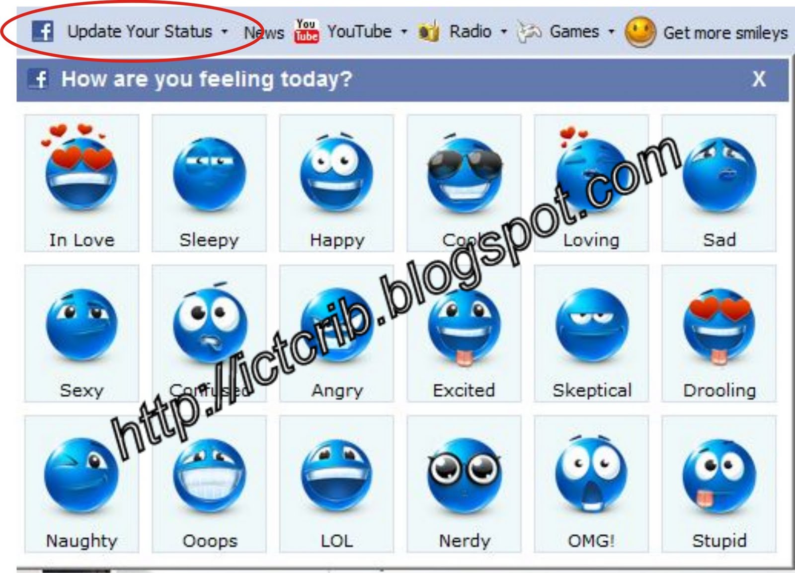 ICT CRIB: Insert Emotions in Your Facebook Chats and Updates: Using ...