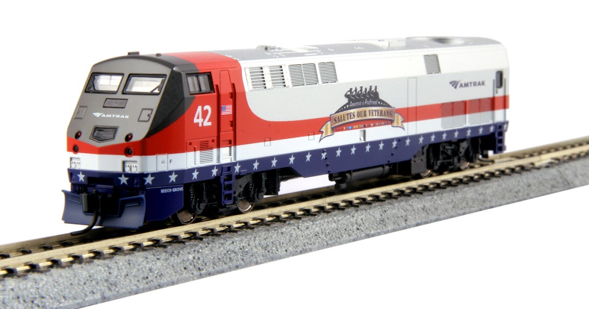 N Scale Model Railroading: PROJECT COMPLETED: Amtrak Veterans Unit