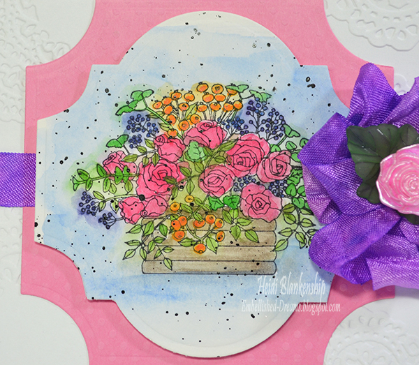 Embellished Dreams: Hawthorne & Roses Watercolor Bouquet