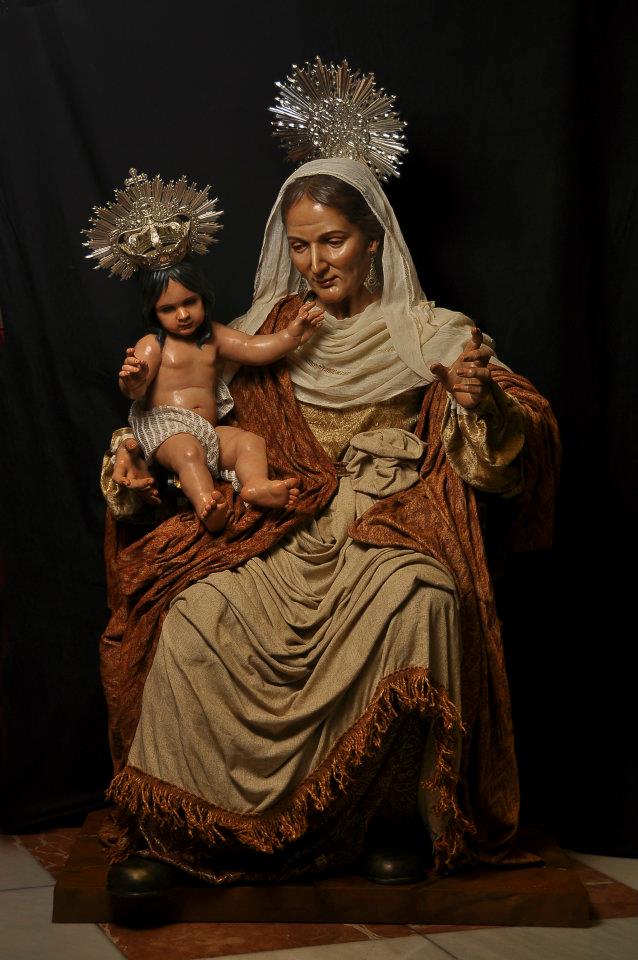 Hágase la Semana Santa: Una imagen de Santa Ana para la iglesia de ...