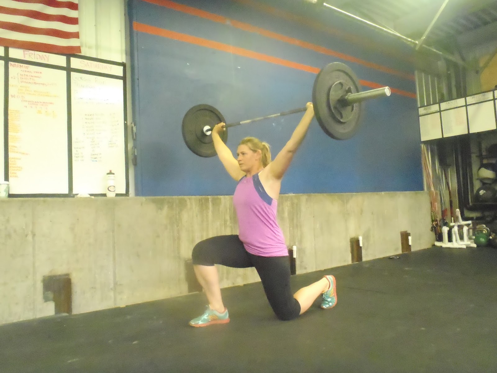 Telluride CrossFit: Overhead Walking Lunge