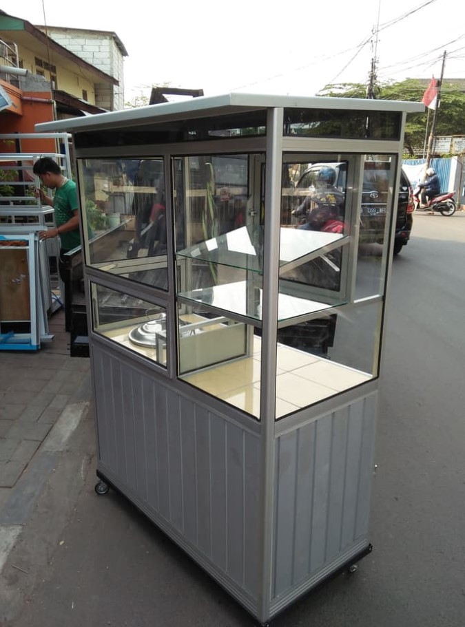 INSPIRASI..!! Inilah 58 Model Gerobak Gorengan Modern Terbaru yang ...