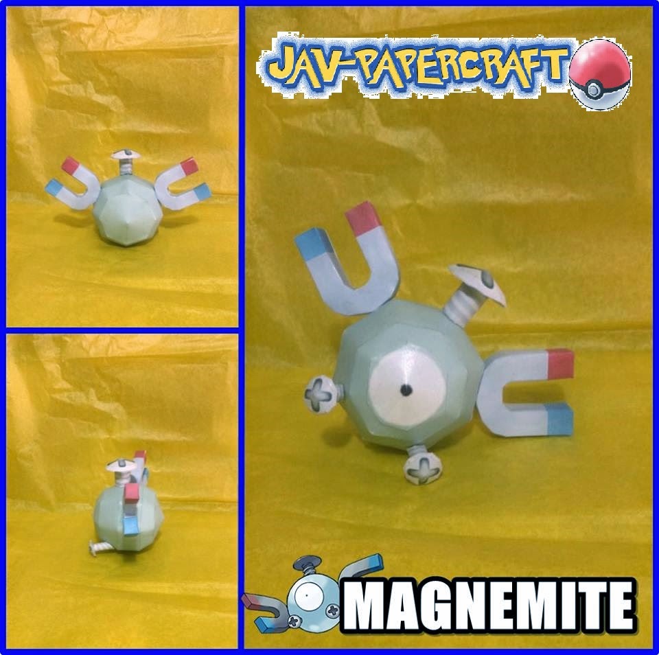 jav-papercraft.blog: magnemite & magneton