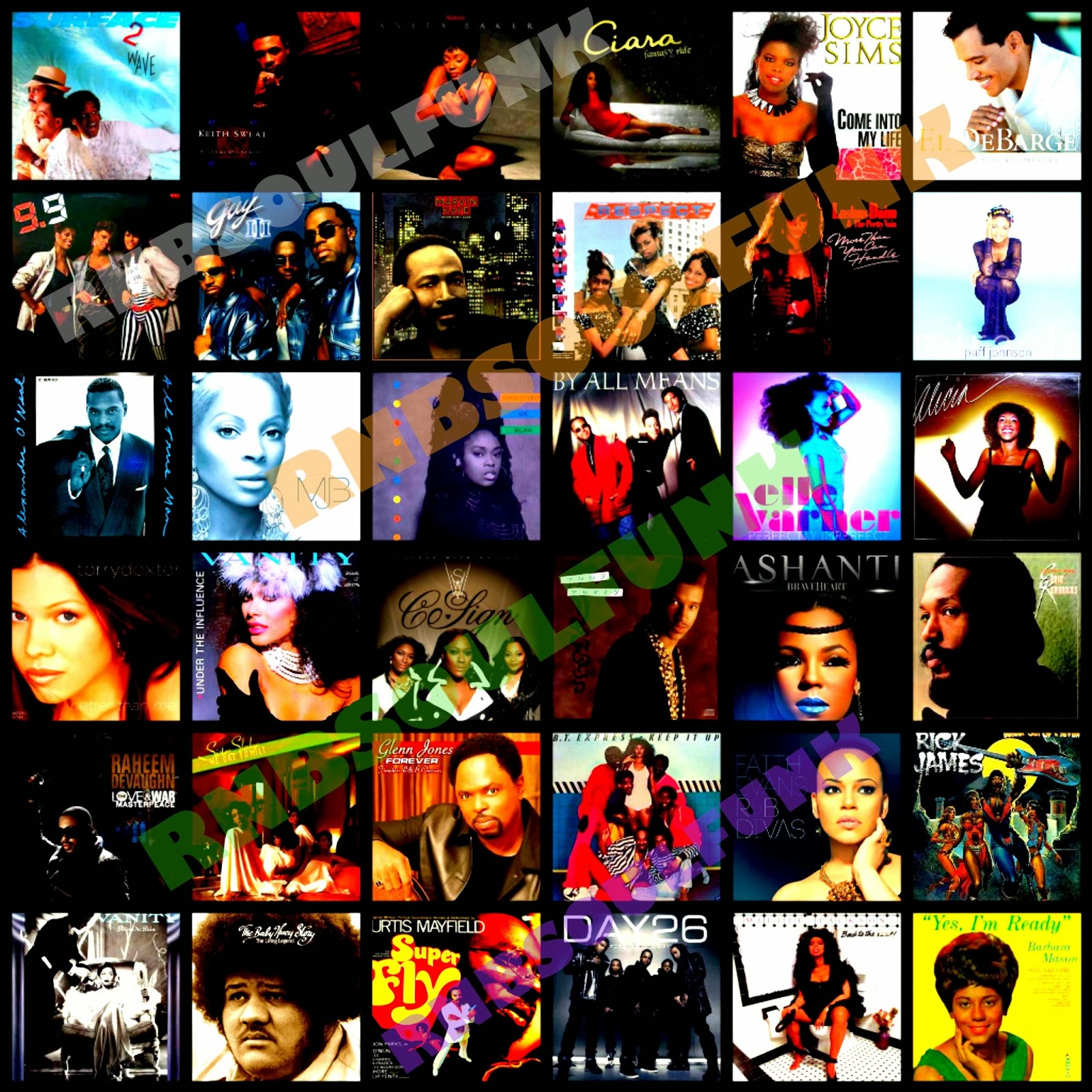 D. Luiz: R&B ALBUM COVERS