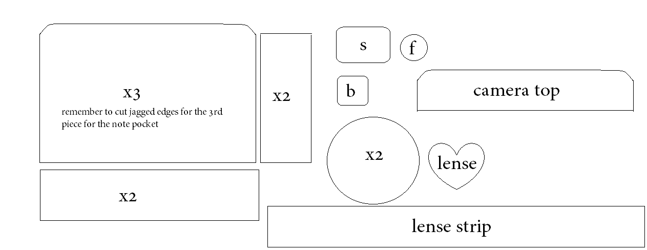 How To Make A Camera Plushie (DIY Note Holder) | Hapy Friends Shoppe