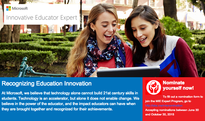 Warren Sparrow: Microsoft Innovative Educator Expert Program