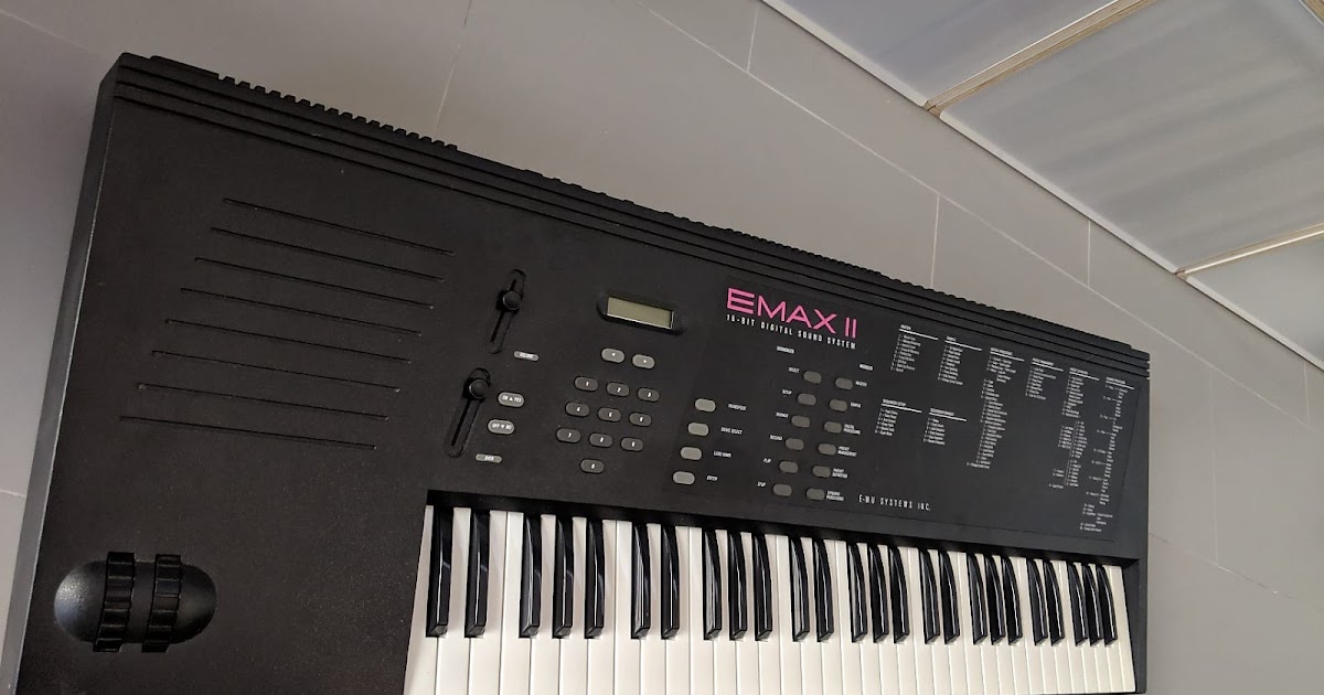 MATRIXSYNTH: E-MU Systems Emax 2 With Drive Upgrade