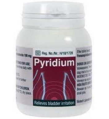 Self treatment: Pyridium