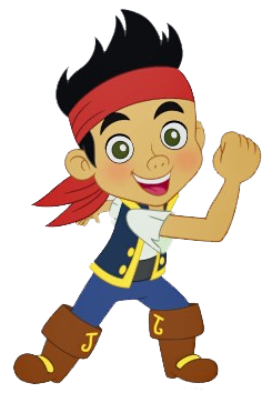 cartoon y comic en png: jake y los piratas de nunca jamas .png