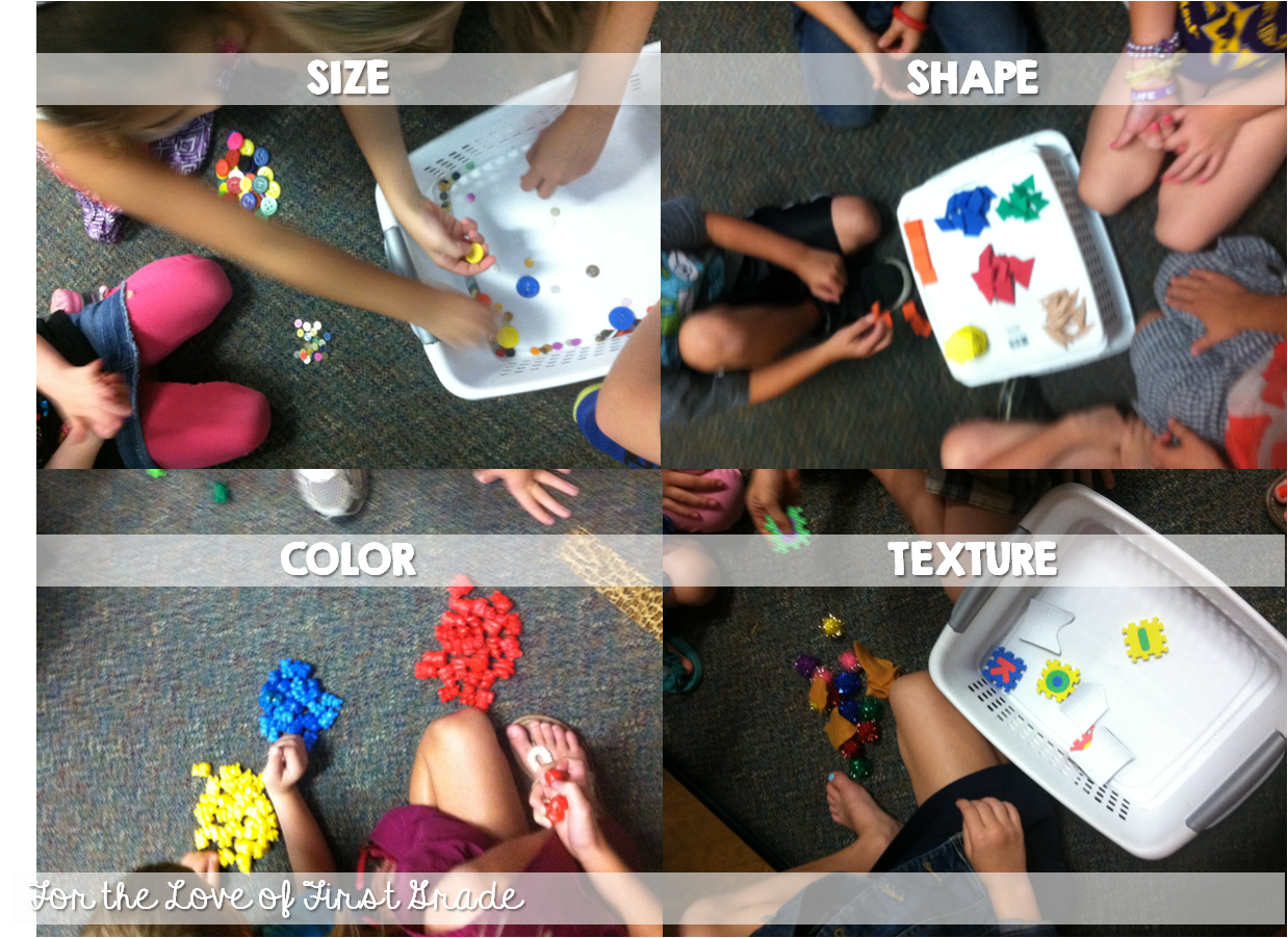 For the Love of First Grade: Sorting It Out!