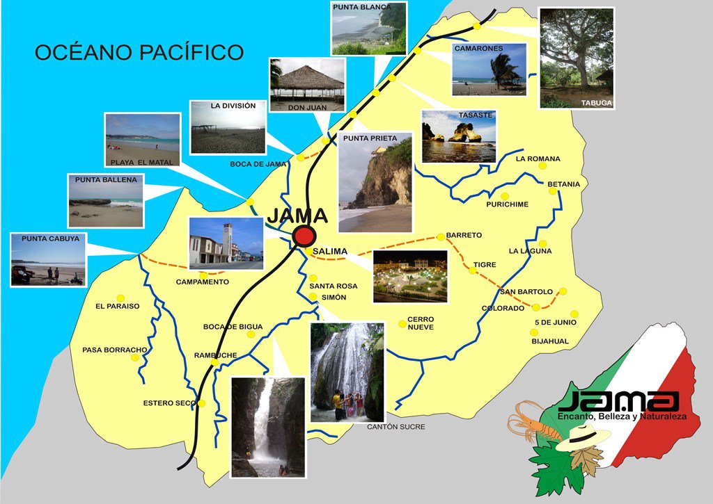 Turísmo Jama : GEOGRAFIA DE JAMA: