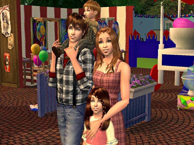 Brave The Rain's Sims: The Sims 2: Carnival Themed Photo Shoots
