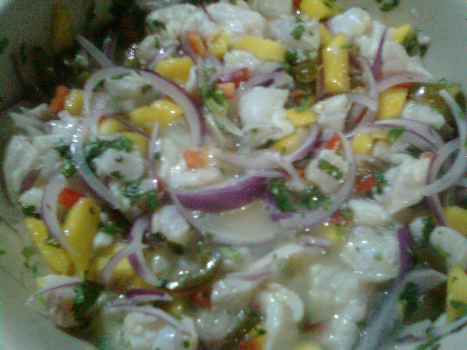 Caribbean Spoon: MEXICAN Inspiration red snapper Ceviche