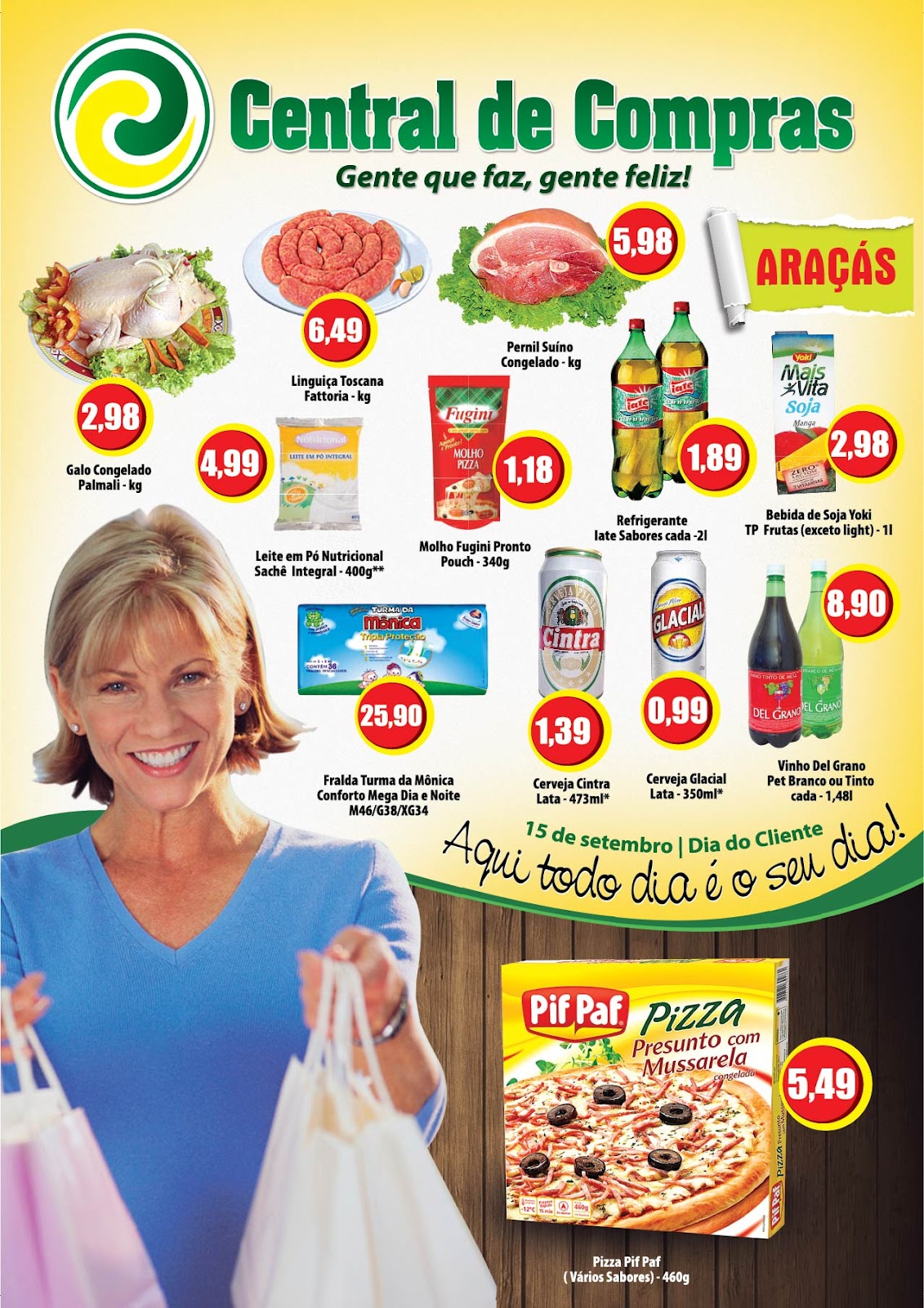 RG Marketing e Propaganda: Folheto Central de Compras Araçás - #07