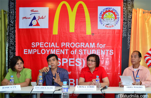 McDonald's Philippines SPES Program partners with DOLE Cebu - FaceCebu ...