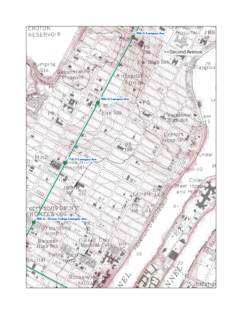 Nyc Second Avenue Subway Map - Map