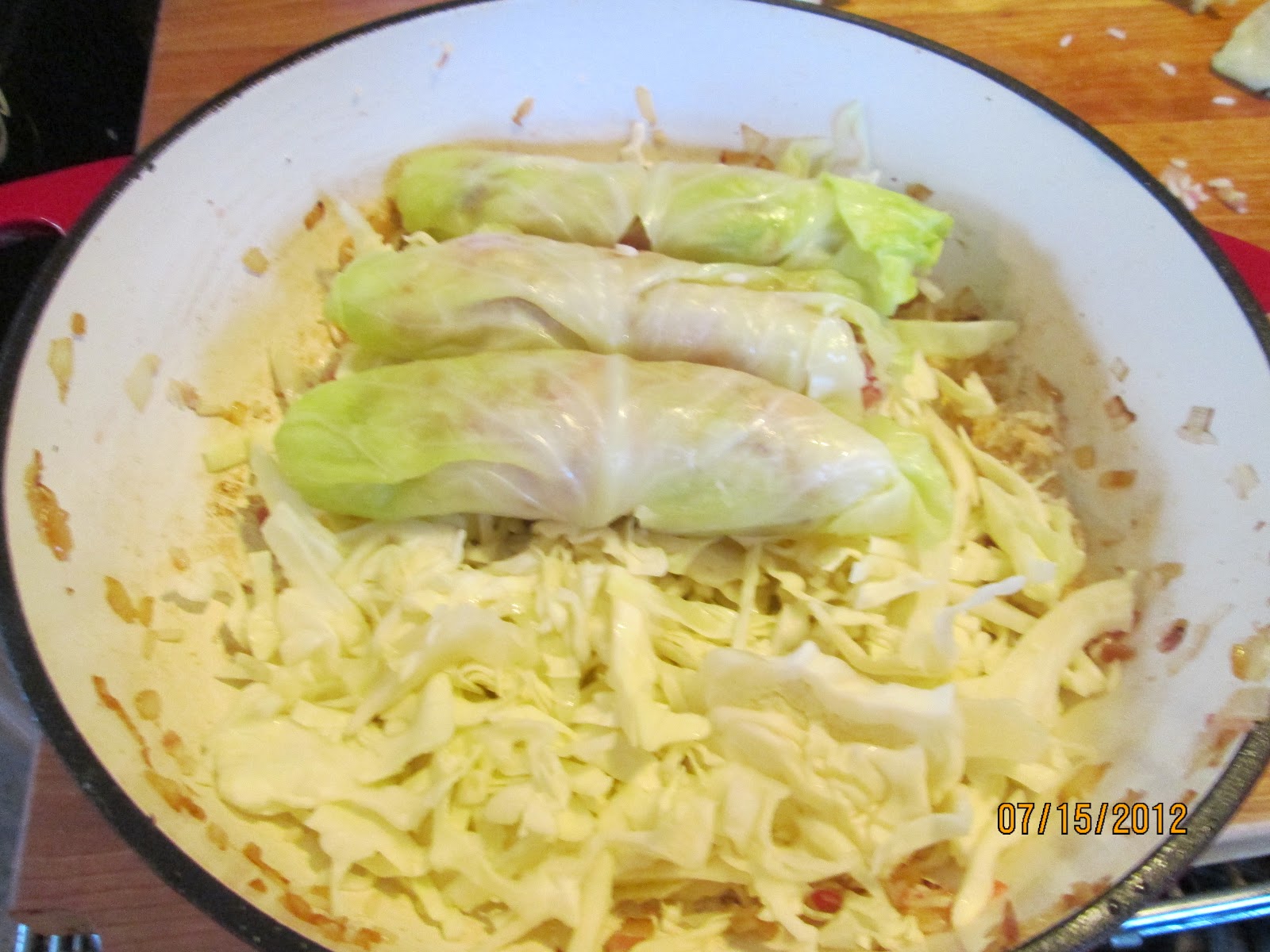Cooking with Barry & Meta: Home Grown Cabbage becomes . . . Stuffed Cab
