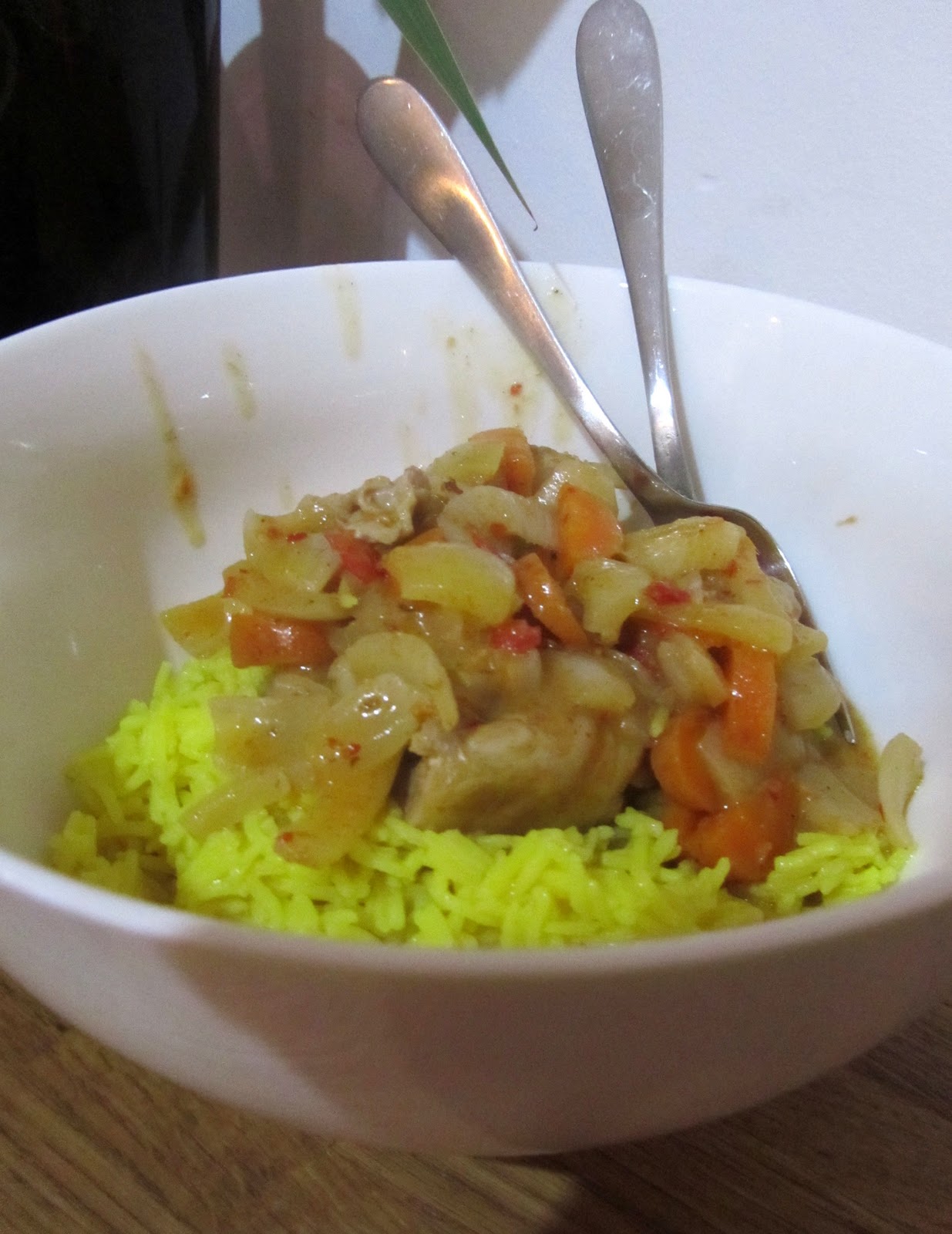 The Daily Yum: Colourful Chicken Curry & Rice