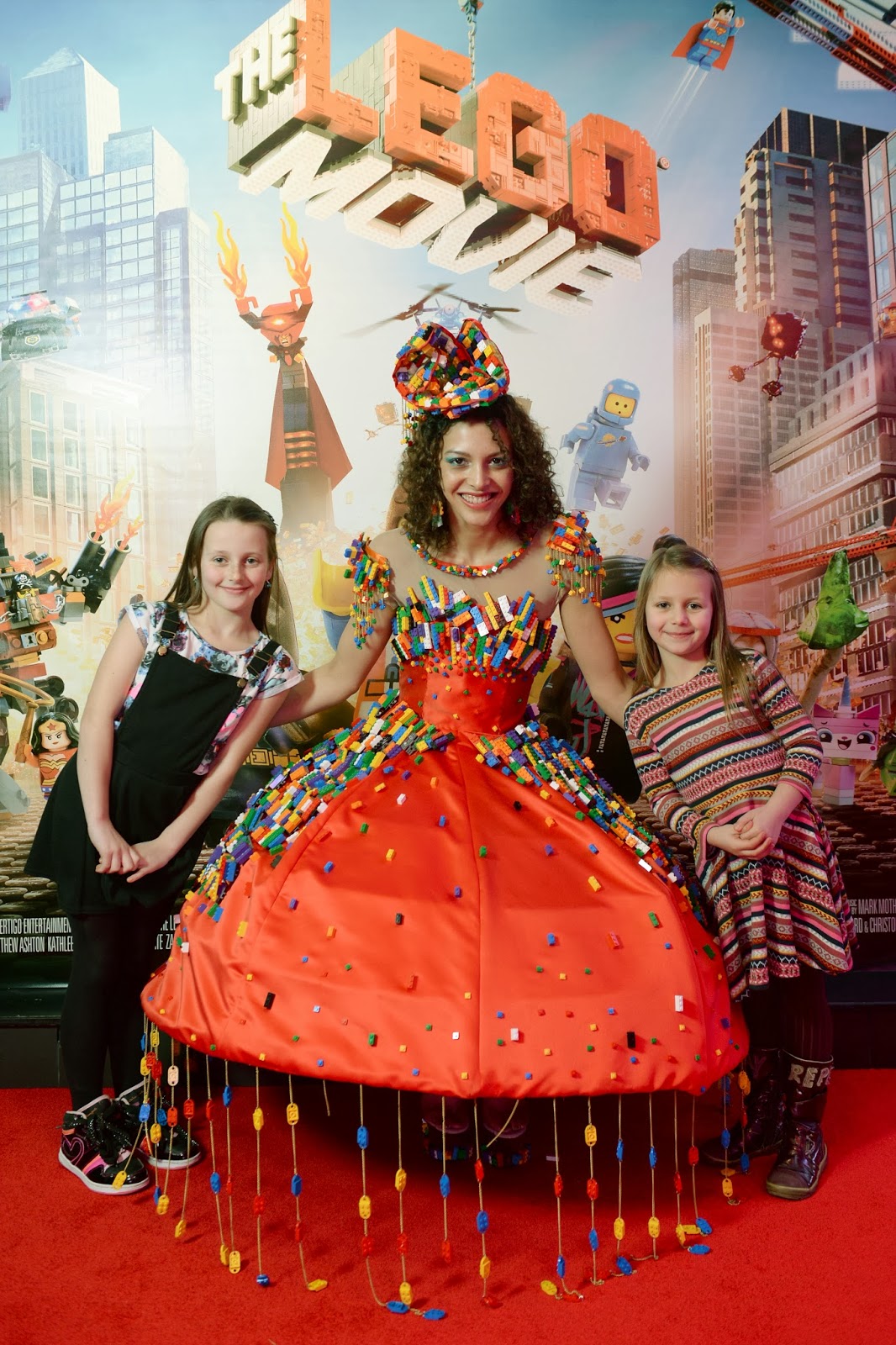 Cycle in Heels : Lego dress at the Lego Movie Premiere