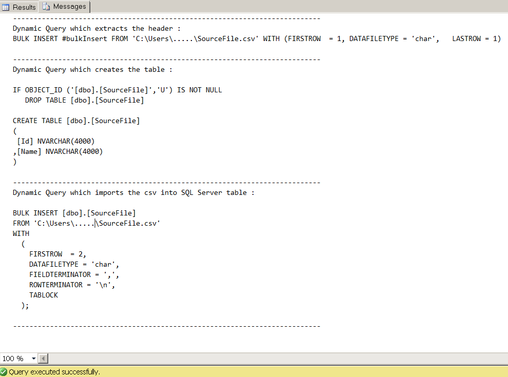 Tips and Tricks for data import into SQL Server – Part I