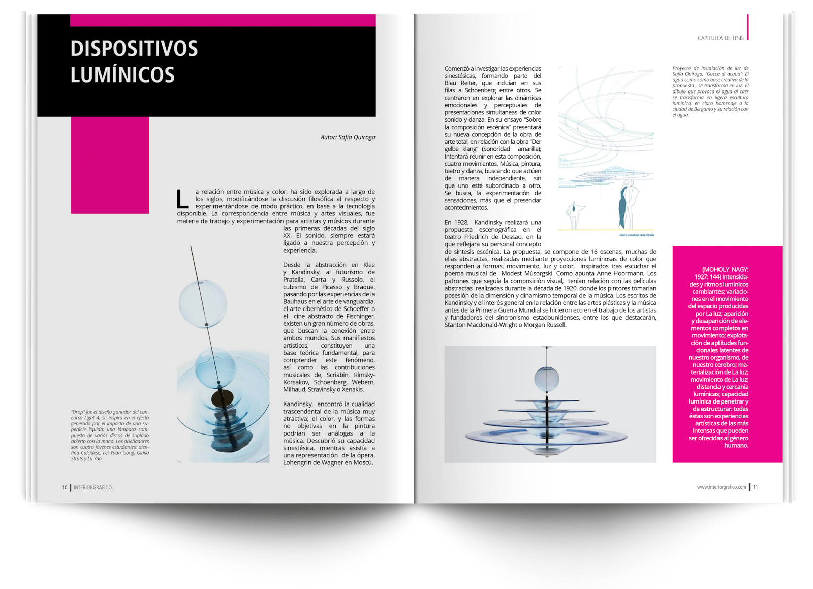 Diseño Editorial | Revista Interior Gráfico | Andrea García | Diseño ...