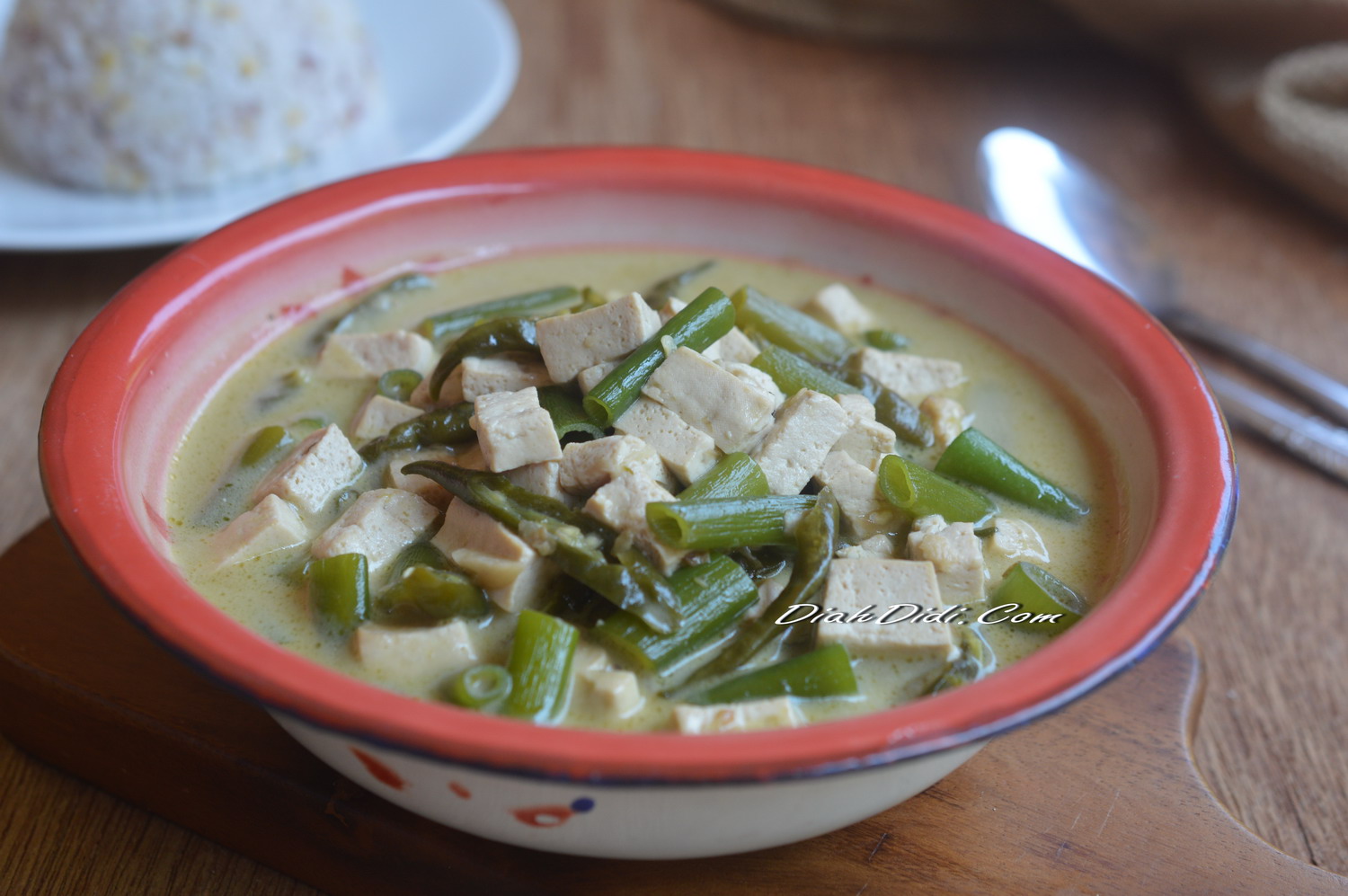 Diah Didi's Kitchen: Sayur Tahu & Bunga Bawang Cabai Hijau