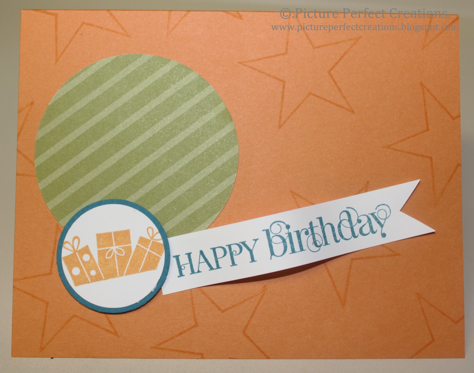 Picture Perfect Creations: Simple Boy Birthday Card