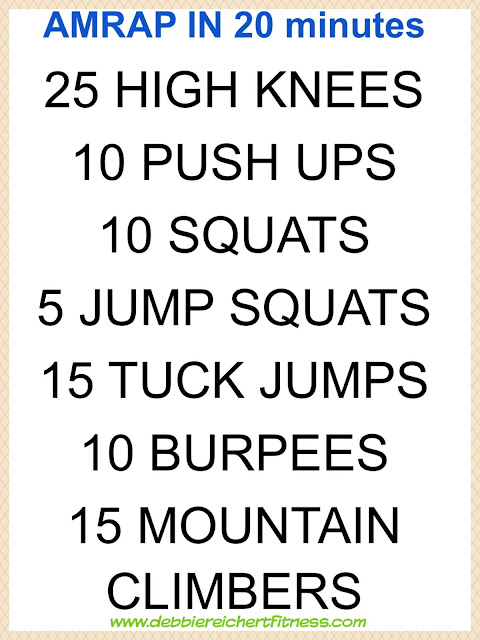 AMRAP Anyone???? - Fit and Healthy with Debbie