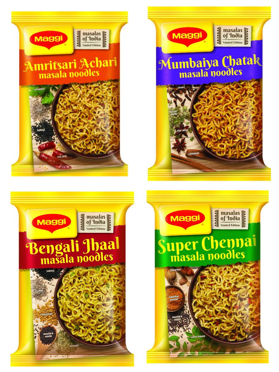 Four New Flavors From Maggi #Maggimasalasofindia