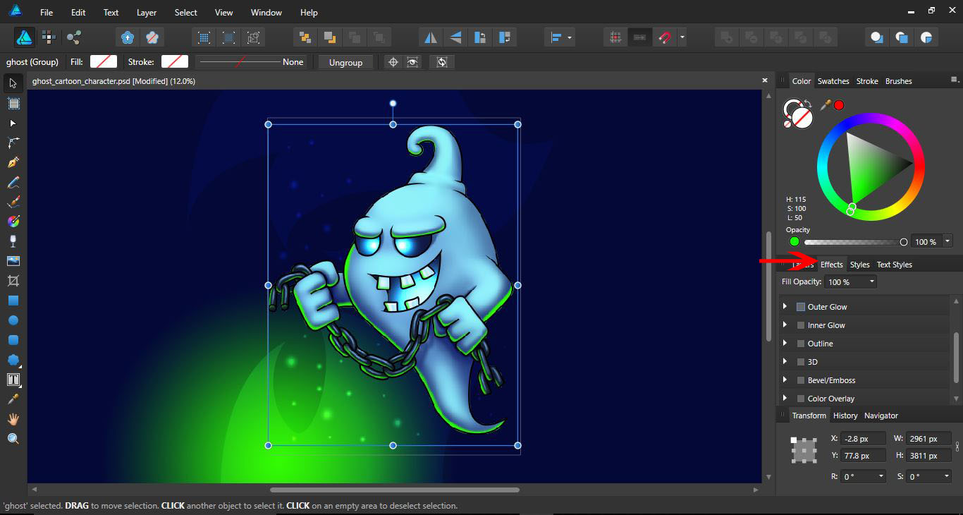 Effect Filters in Affinity Designer | Design Bundles