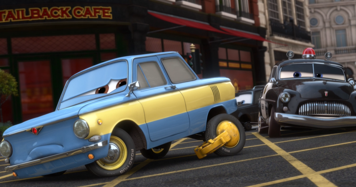 Dan the Pixar Fan: Cars 2: Vladimir Trunkov with car boot