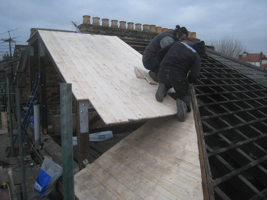 Design : Build: Dormer Construction: Planking