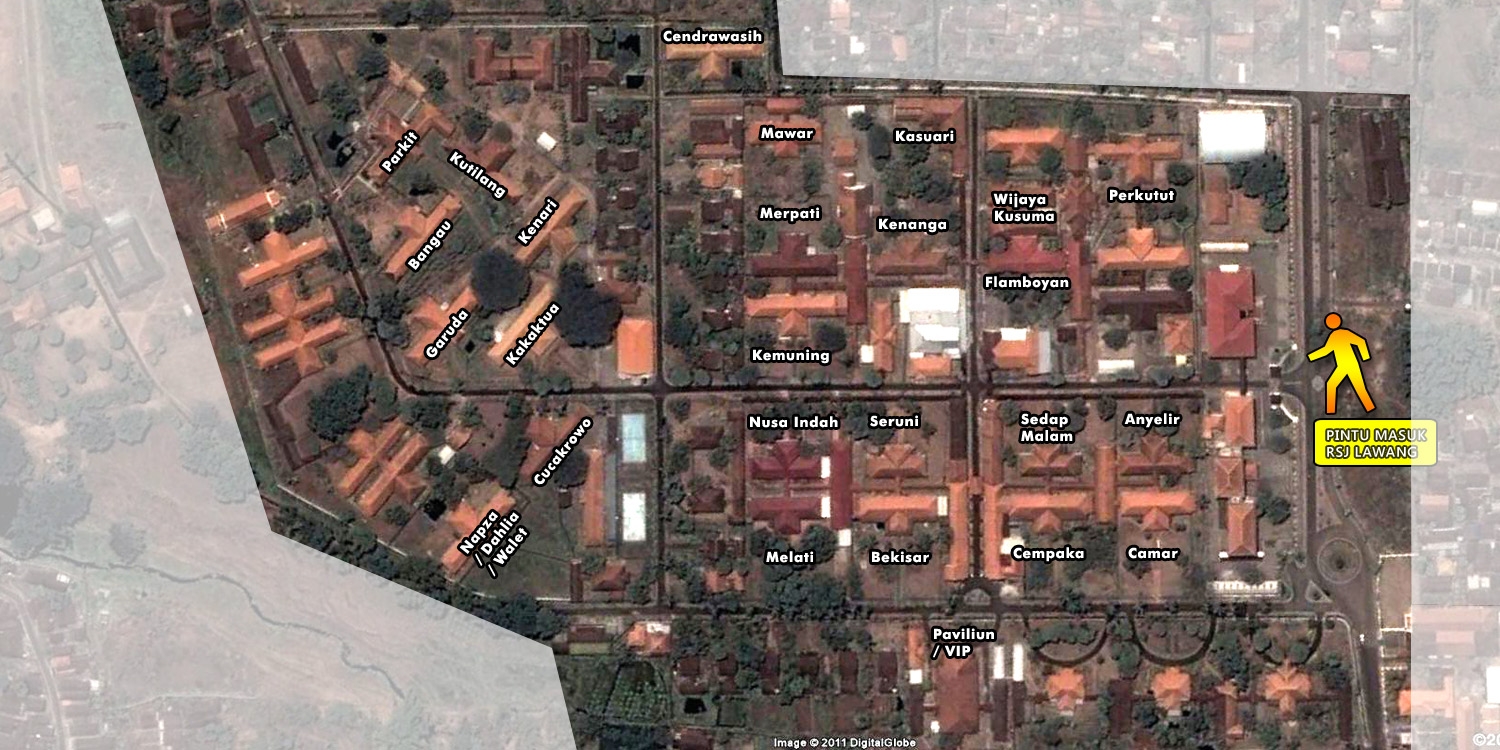 RSJ Dr. Radjiman Wediodiningrat Lawang: Denah Rumah Sakit Jiwa Dr ...