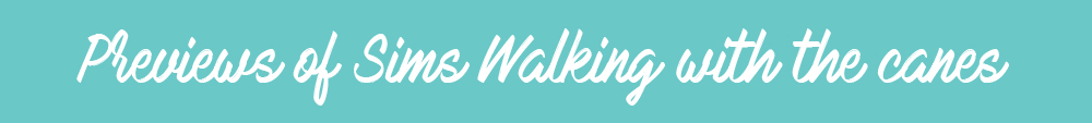 TS4: Walking Canes / Sticks | History Lover's Sims Blog