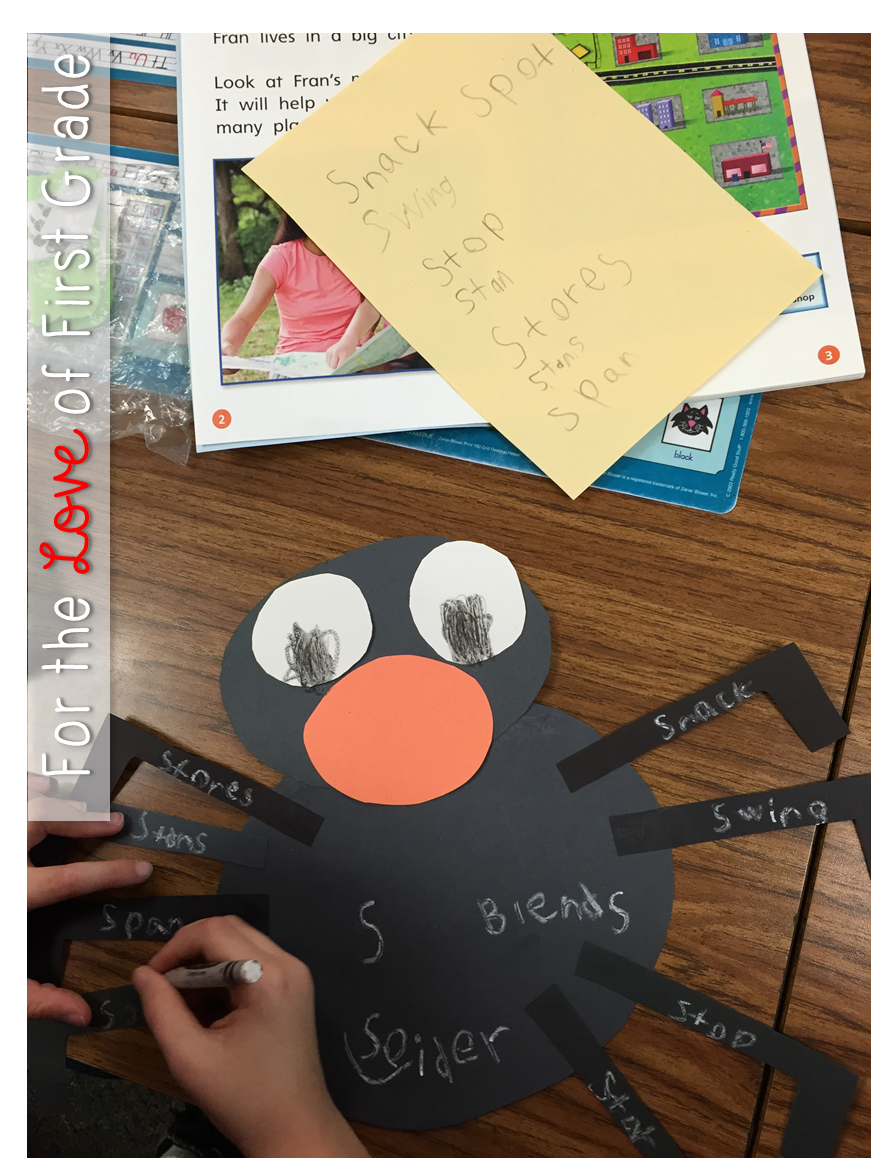 For the Love of First Grade: Spider Blends