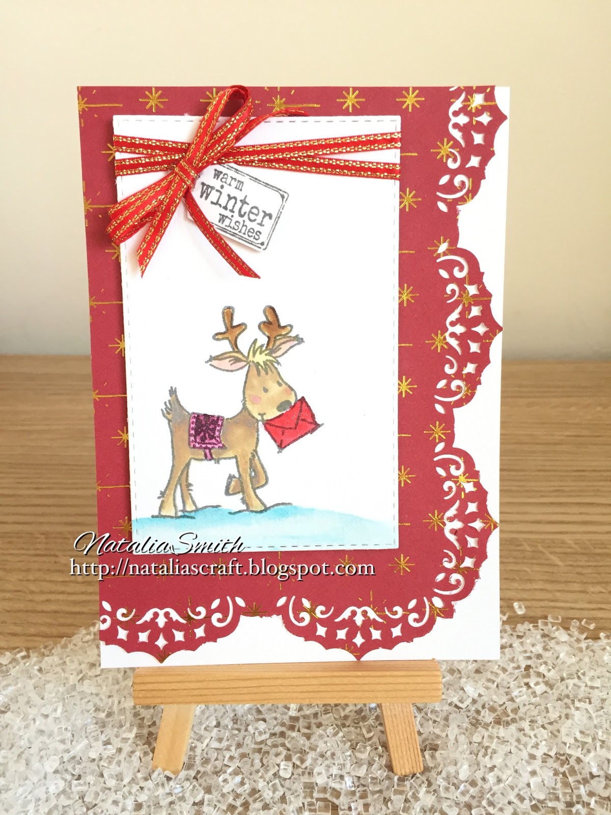 Nataliascraft : Reindeer Christmas cards