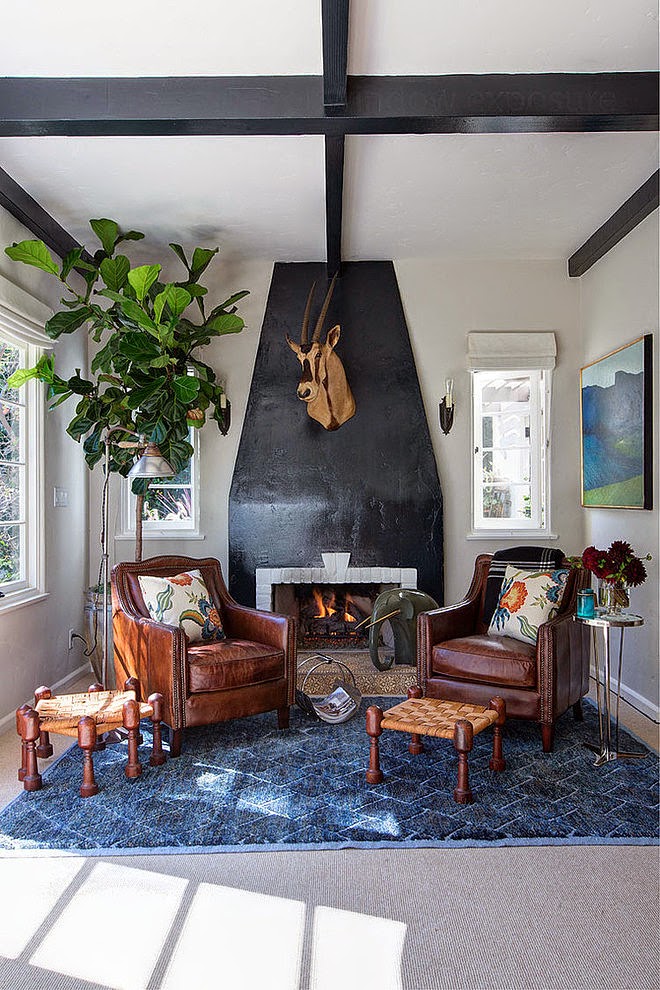 Keltainen talo rannalla: Ideoita maanantaille