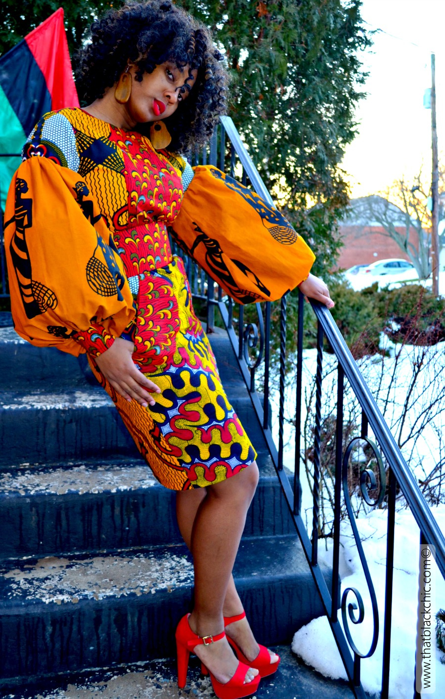 Sew What? African "POT LUCK" Dress, that's what! [Butterick B6088 ...