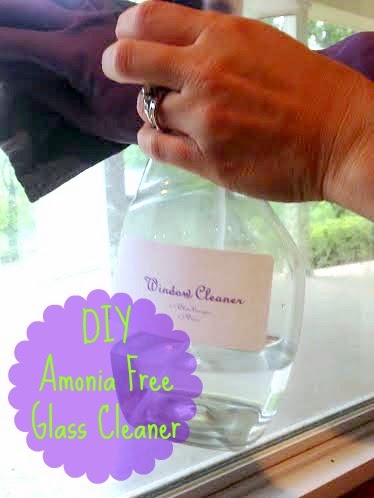 DIY Ammonia Free Glass Cleaner - Outnumbered 3 to 1