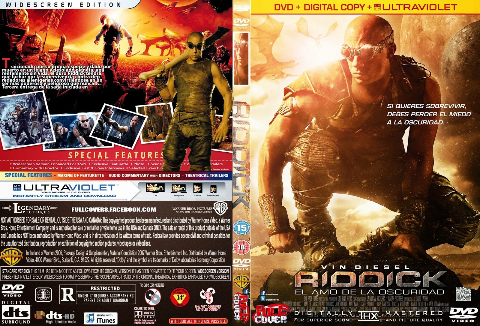 Cover Riddick Dvd