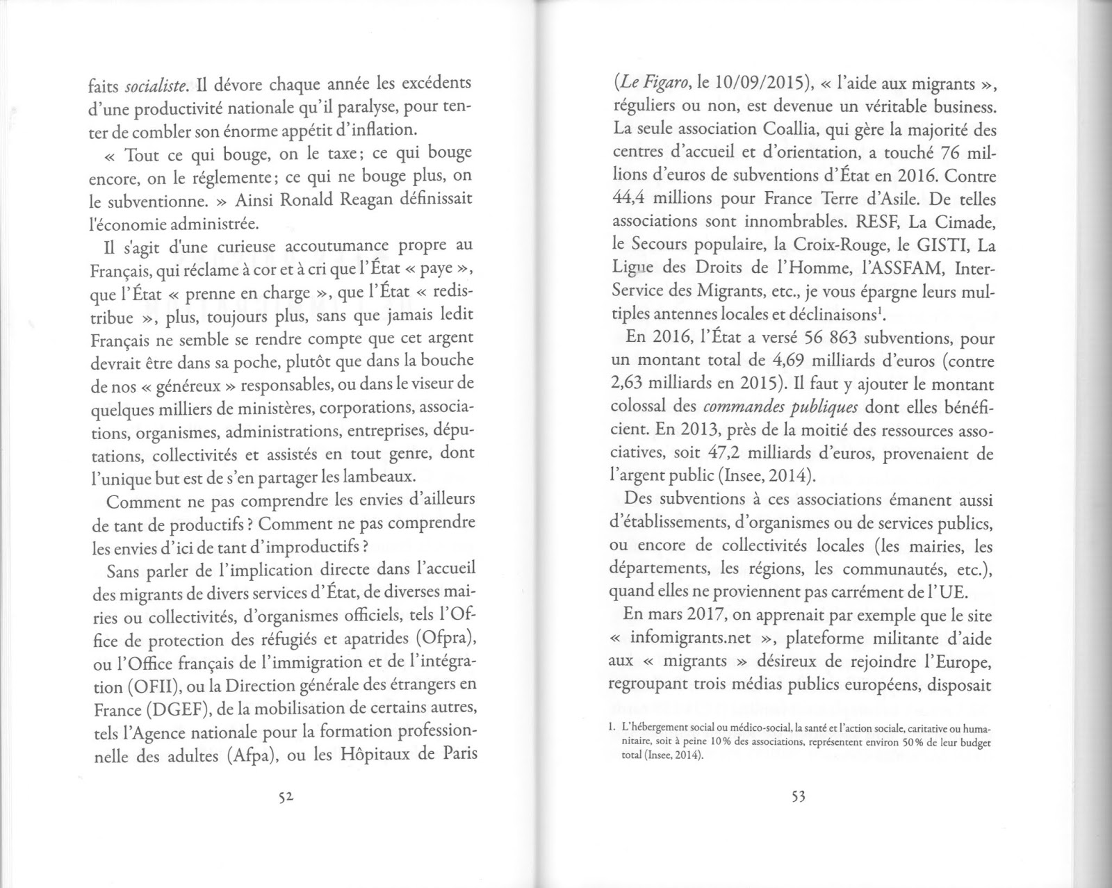 école : références: Laurent Obertone, La France interdite (2018)