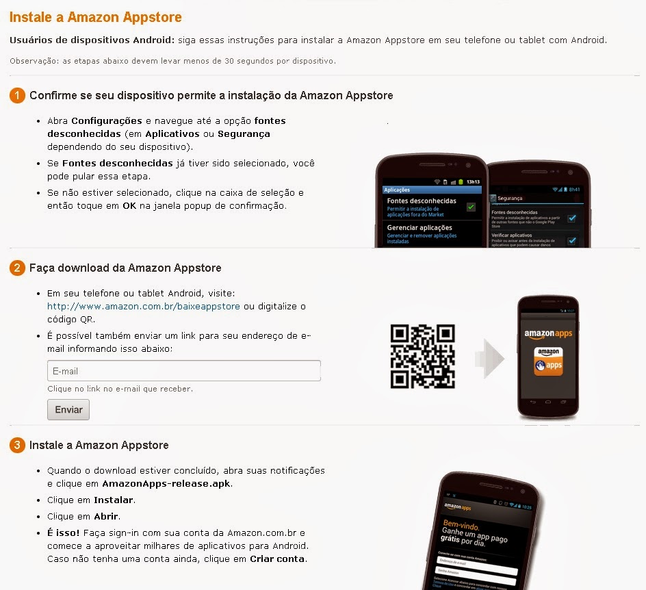 App.: Amazon lança sua loja de aplicativos para Android no Brasil ...