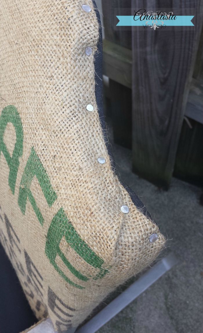 Burlap Coffee Sack Rocking Chair - Domestically Designed