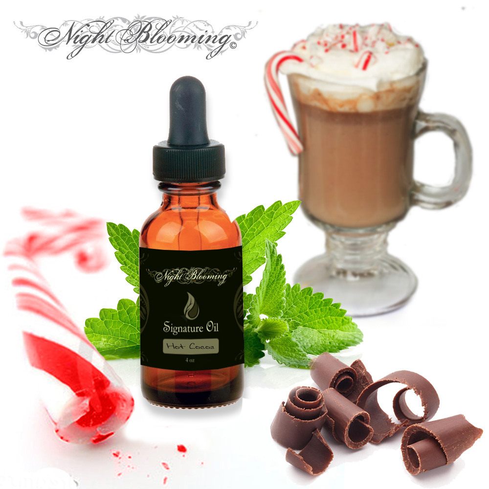 A NightBlooming Garden: Hot Cocoa Signature Oil Blend for December