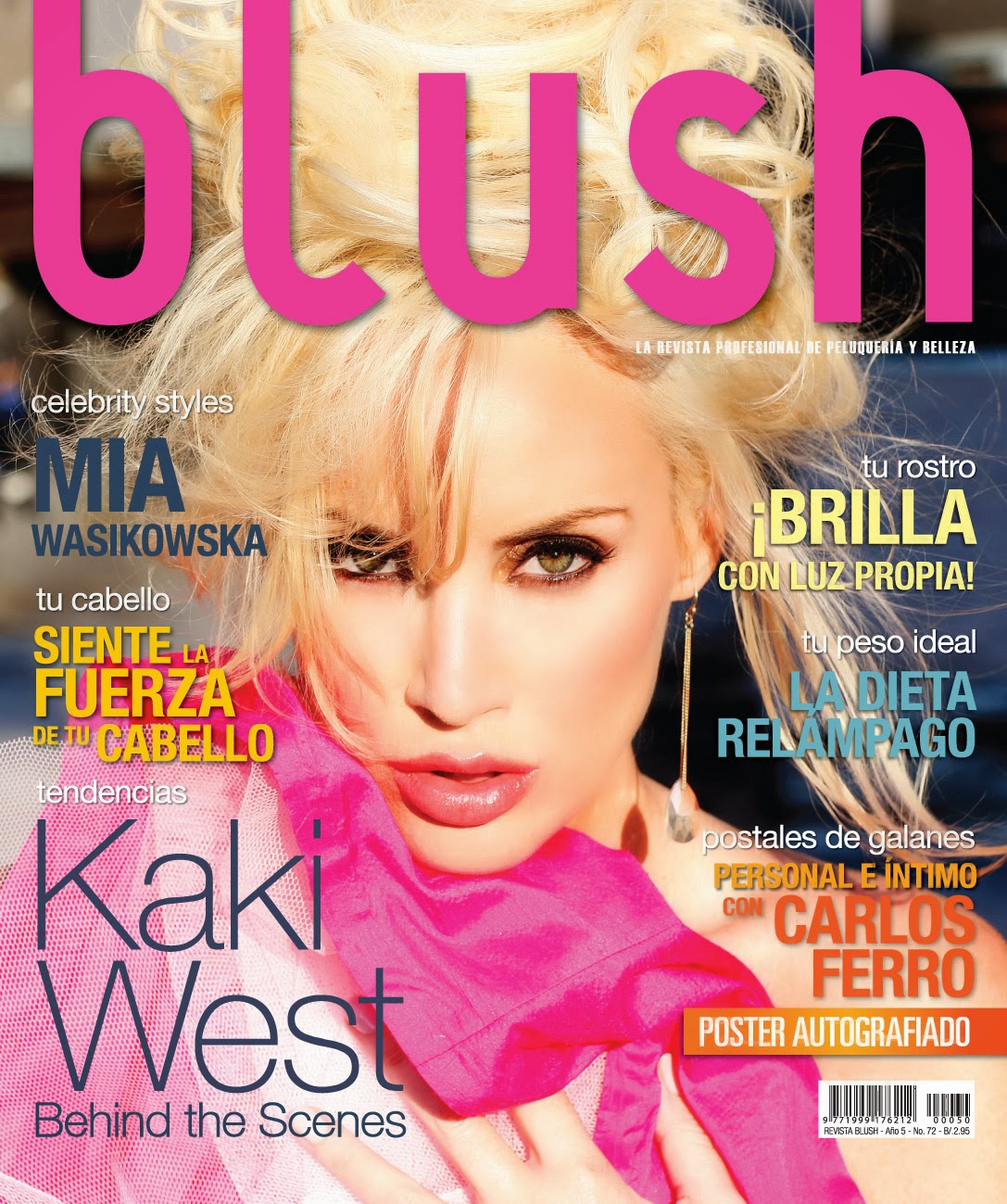 Shandrew Public Relations: Kaki West On The Cover of Blush Magazine!