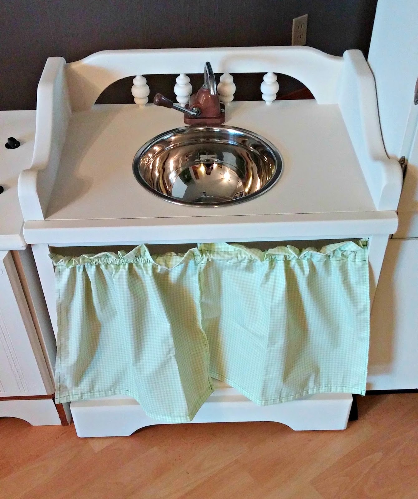 Upcycled Children's Play Kitchen - Little Vintage Cottage