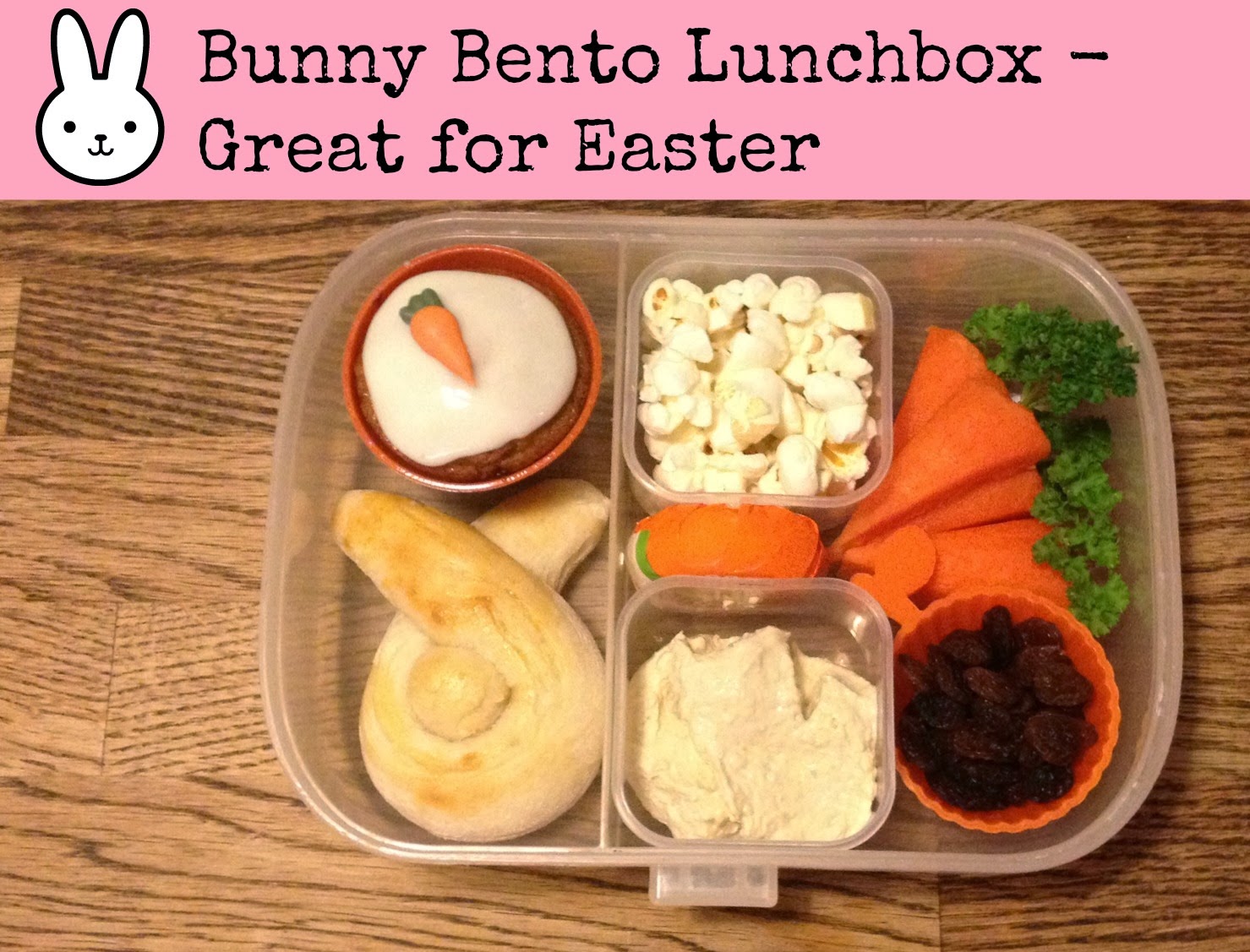 Me and my shadow: Bunny Bento Lunch Box with Bunny Rolls