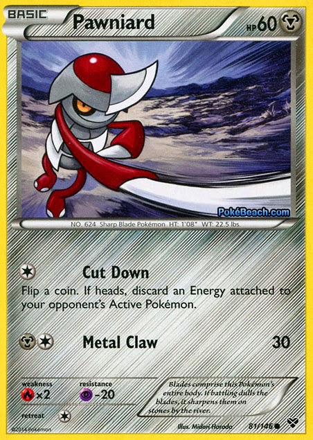 Pawniard -- Pokemon X and Y Card Review | PrimetimePokemon's Blog
